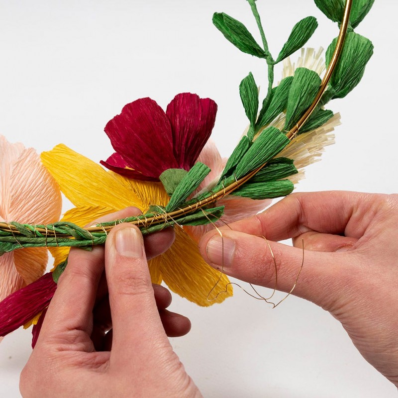 kit manualidades papel crespón