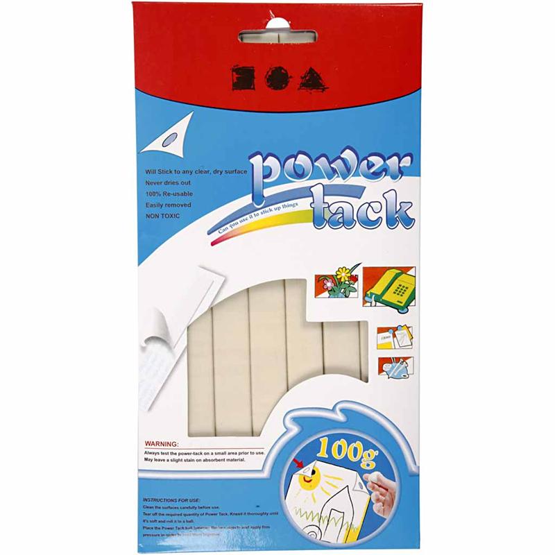 Power tack, adhesivo reutilizable